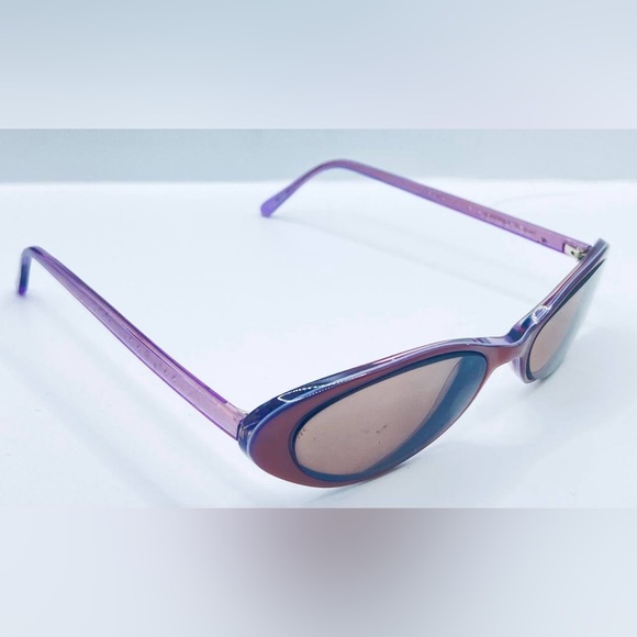 Halston Heritage | Accessories | Halston H244 Brown Purple Oval Cateye ...